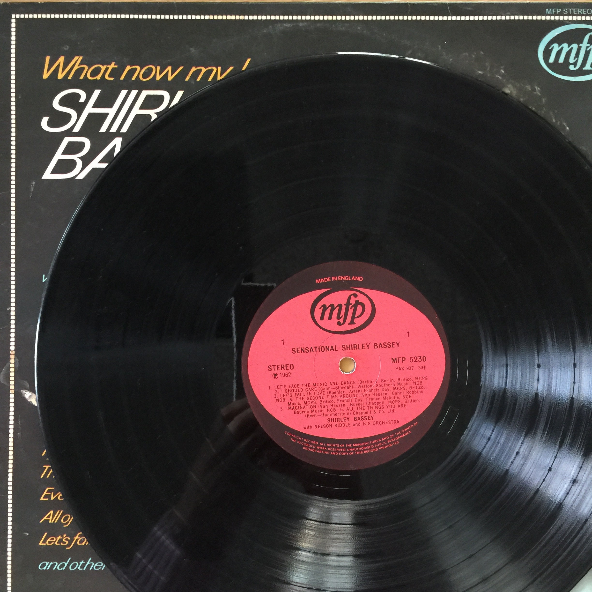 Shirley Bassey With Nelson Riddle And His Orchestra What Now My Love 2747