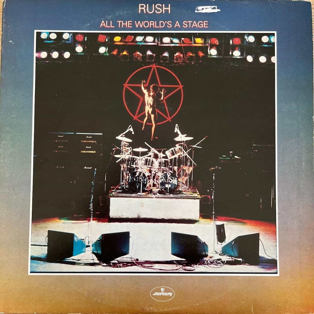 Rush, All the Worlds a Stage/ Vinyl - Etsy