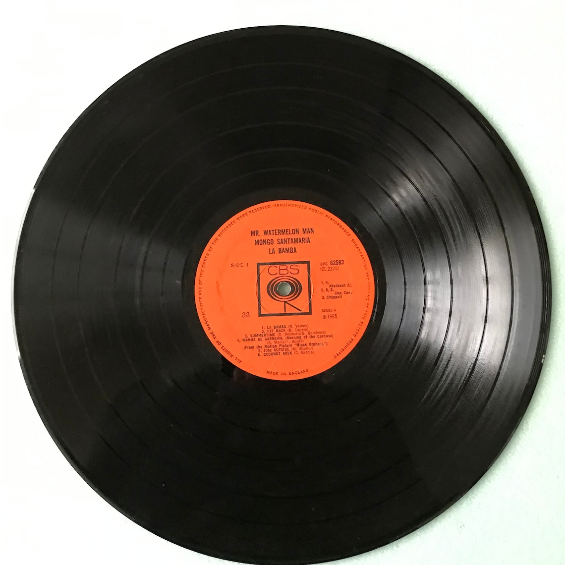 Mr Watermelon Man Mongo Santamaria La Bamba / Vinyl - Etsy