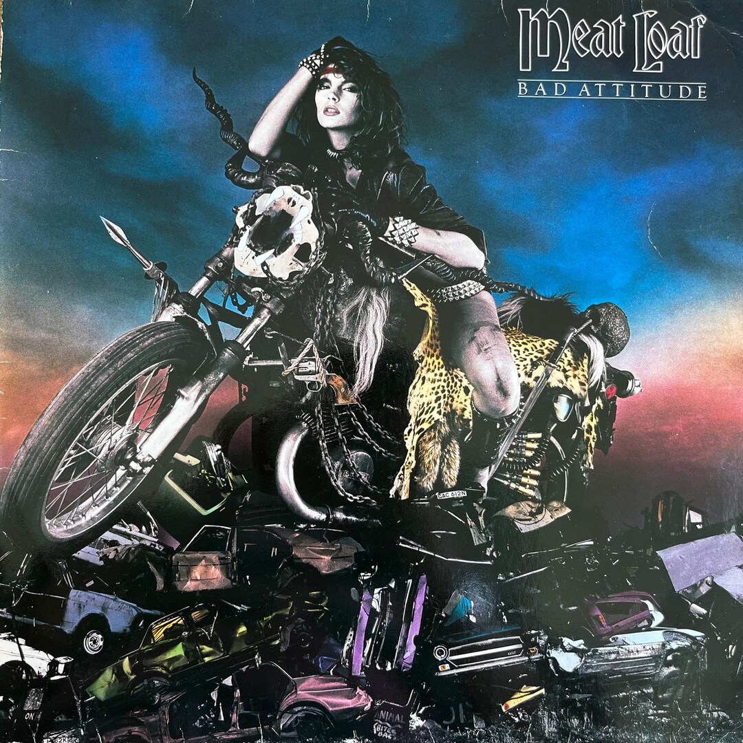 Meatloaf , Bad Attitude / Vinyl - Etsy