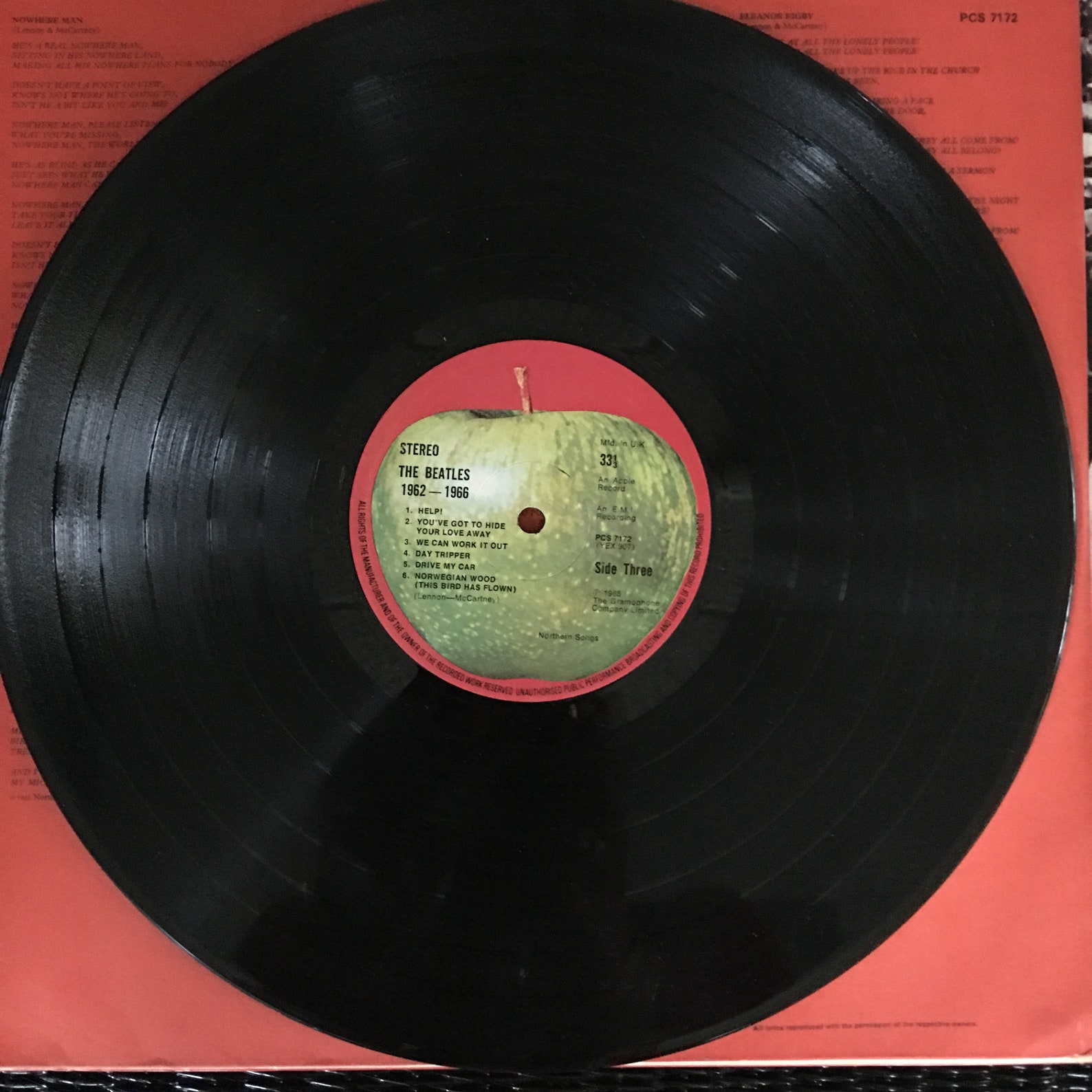 The Beatles 1962 1966/ the Red Album / Vinyl - Etsy