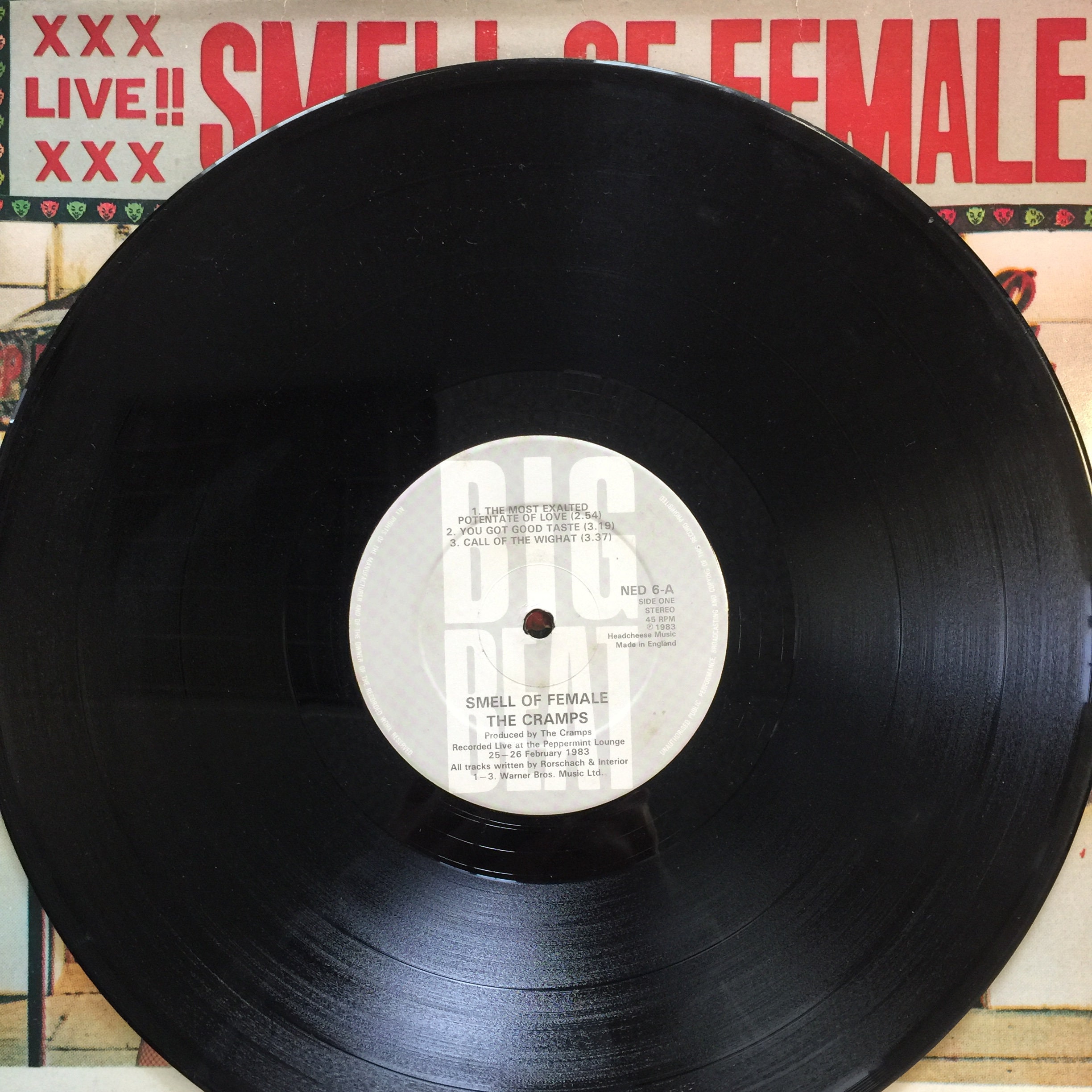 The Cramps, Smell of Female / Vinyl - Etsy