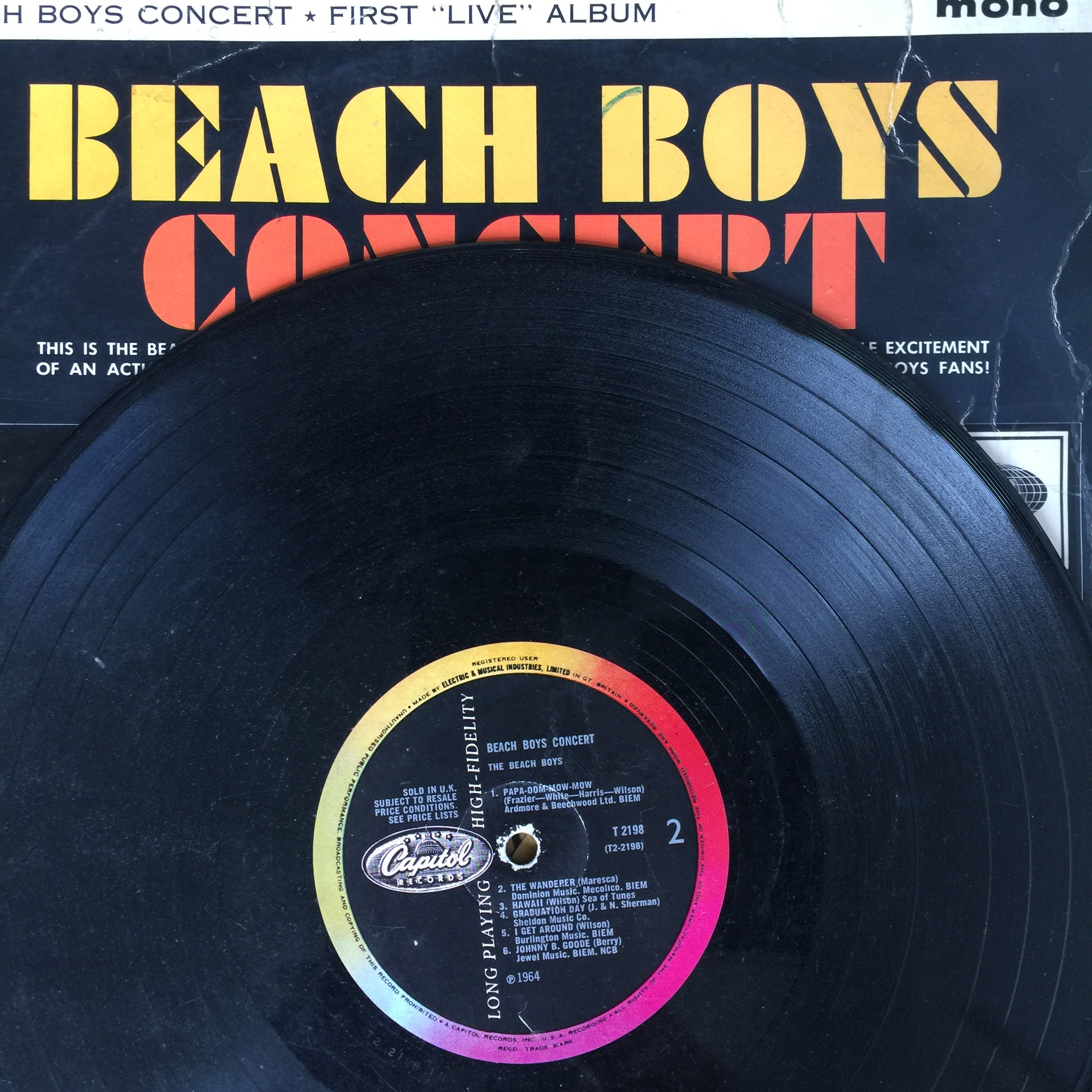 Beach Boys Live Album Covers