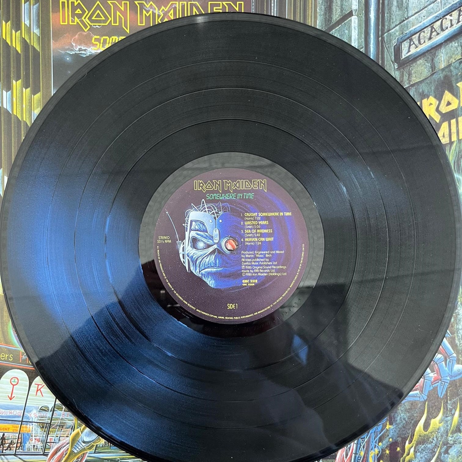 Iron Maiden, Somewhere in Time / Vinyl / Groove Vinyl / Gift - Etsy