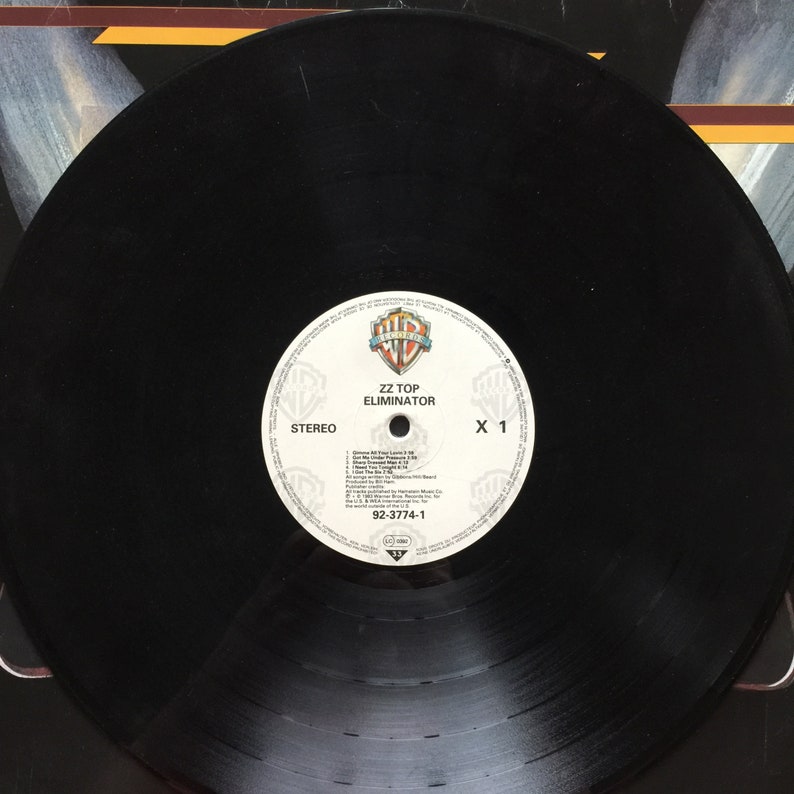 ZZ Top, Eliminator / Vinyl - Etsy