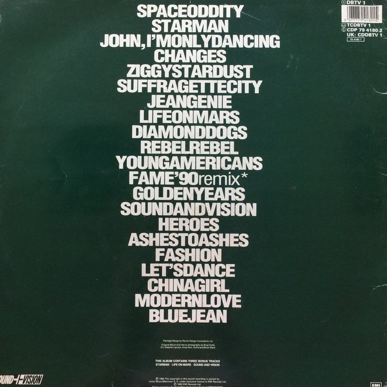 David Bowie, Changes, Double Album / Vinyl - Etsy