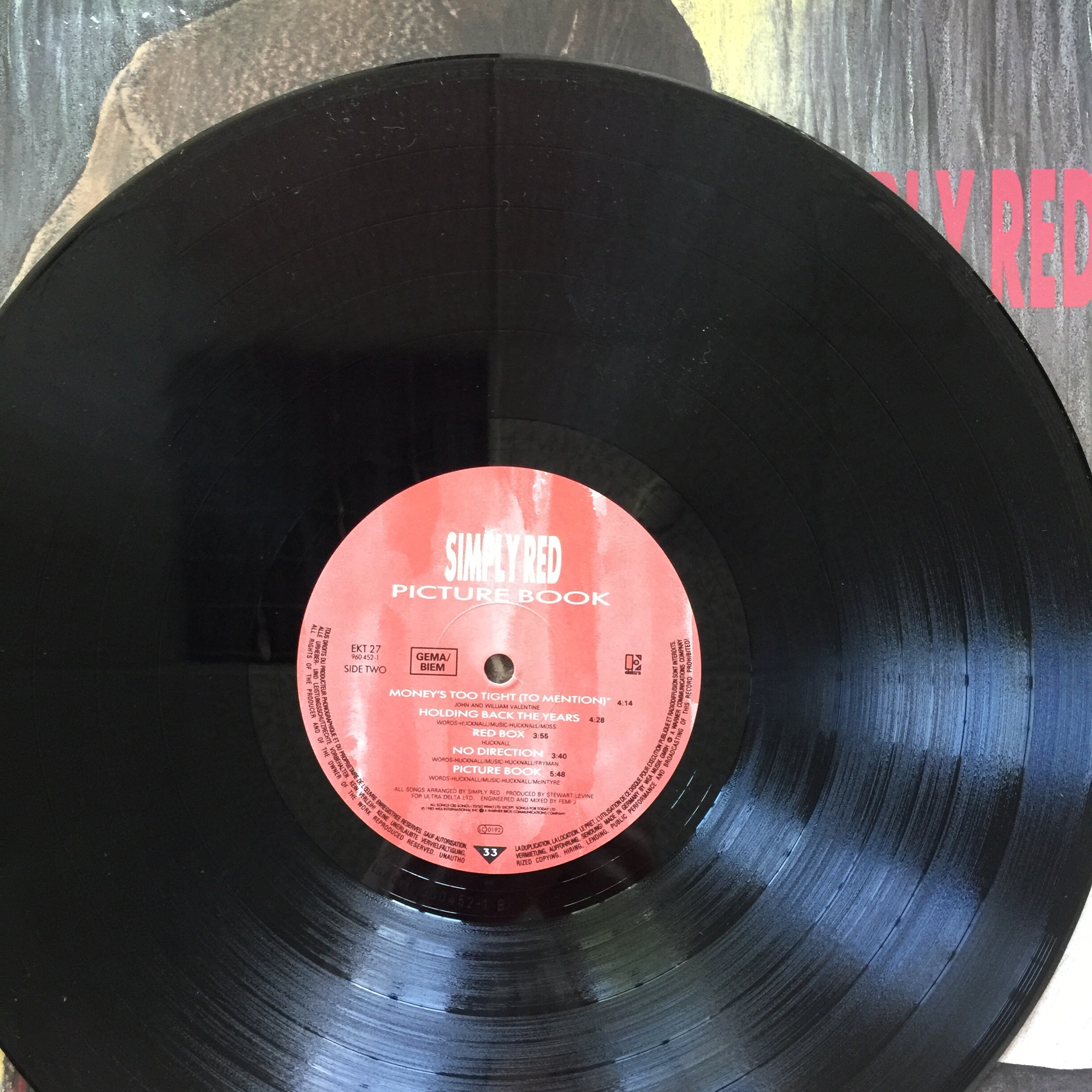 Simply Red, Picture Book / Vinyl - Etsy