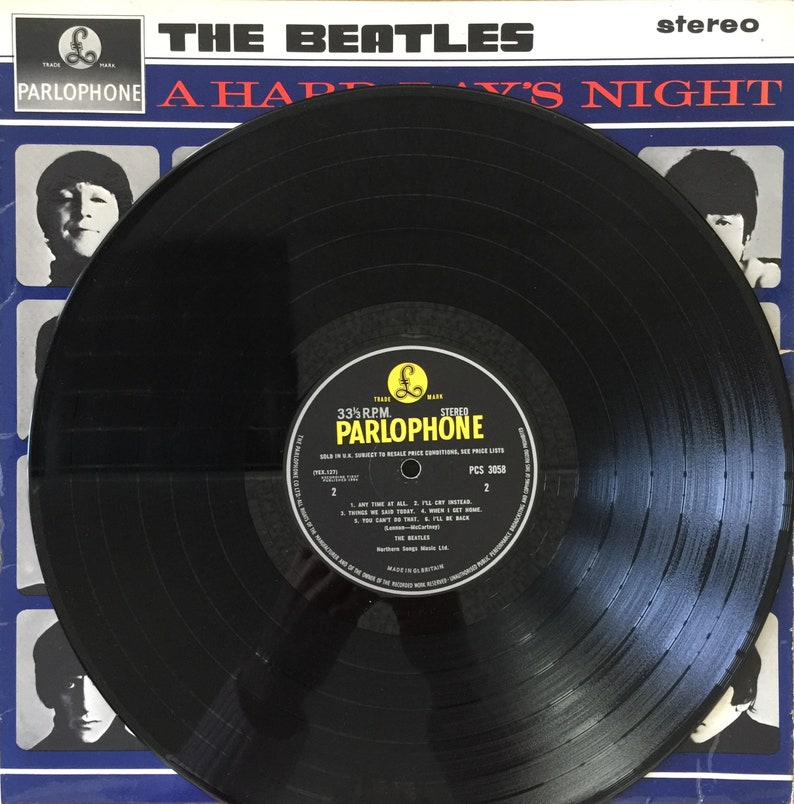 The Beatles, A Hard Days Night / Vinyl - Etsy