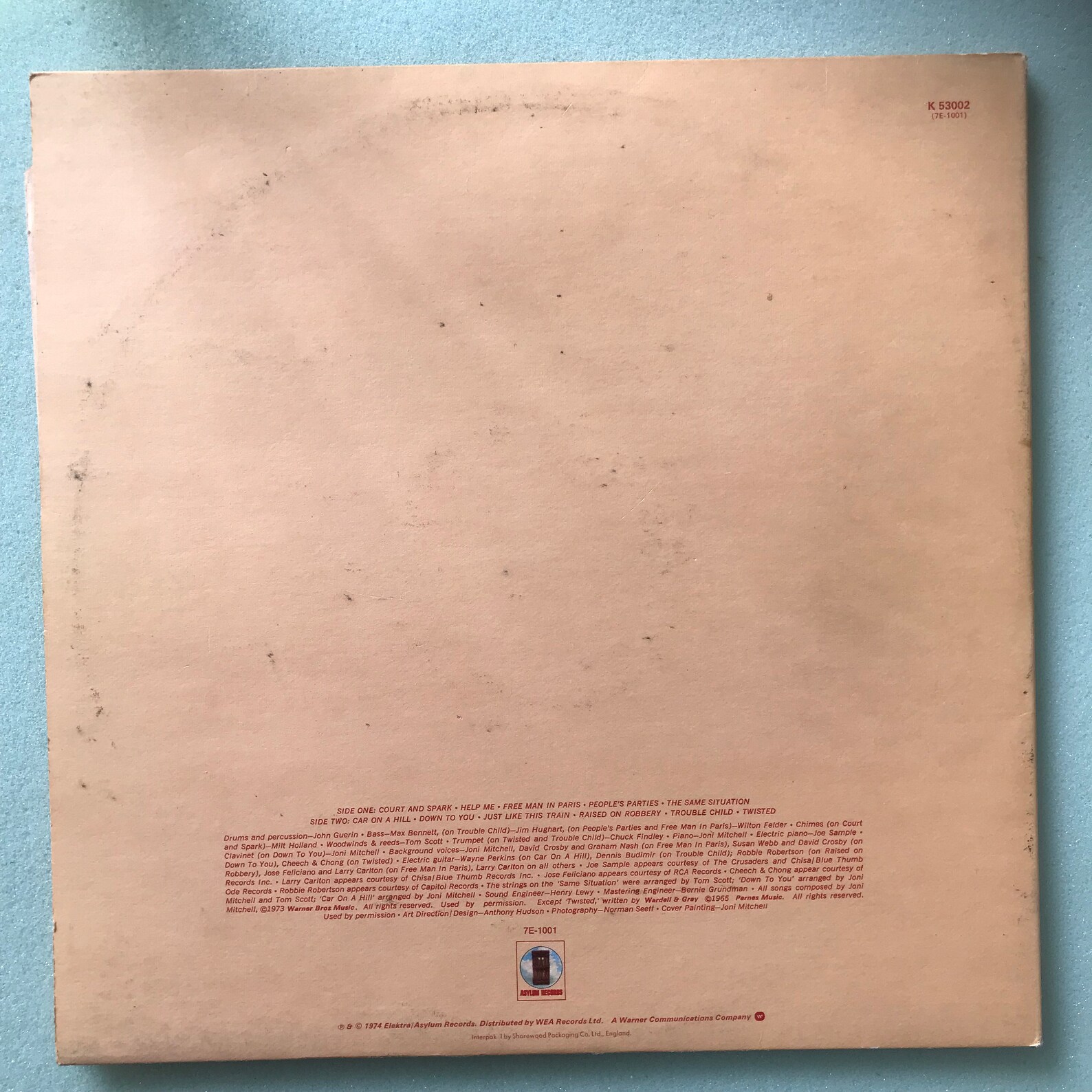 Joni Mitchell, Court and Spark / Vinyl - Etsy