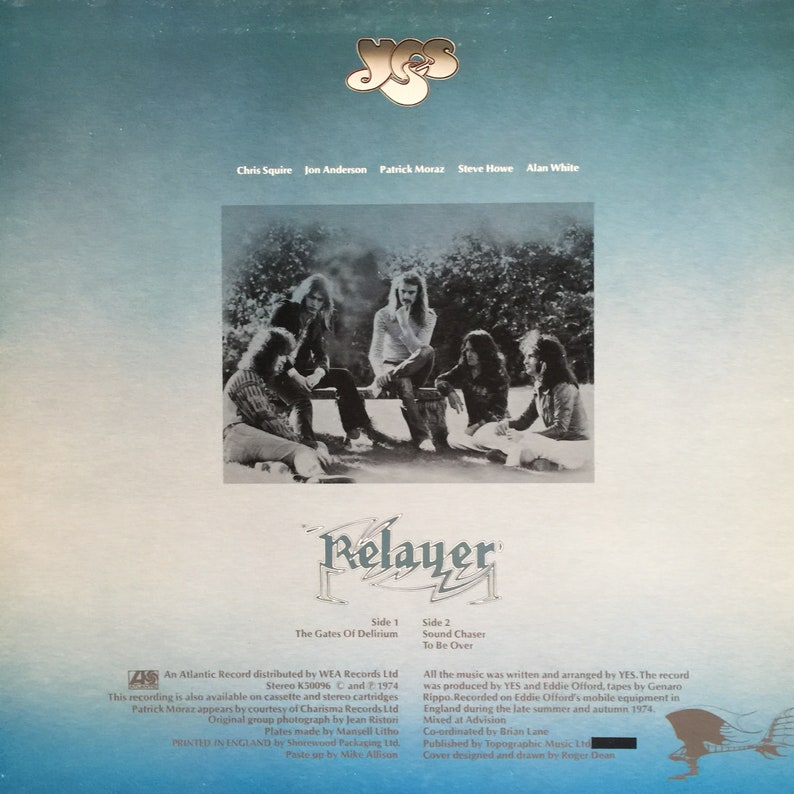 Yes, Relayer / Vinyl - Etsy