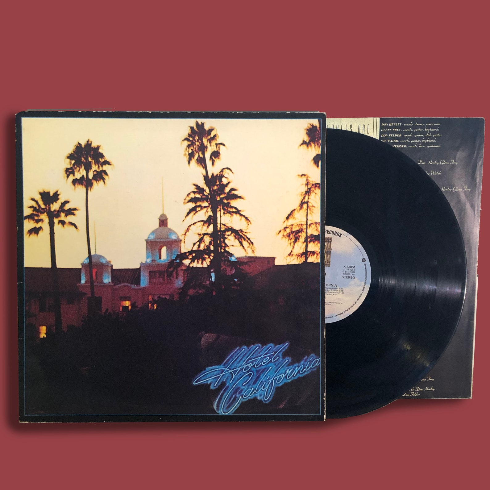 The Eagles, Hotel California Album / Vinyl - Etsy