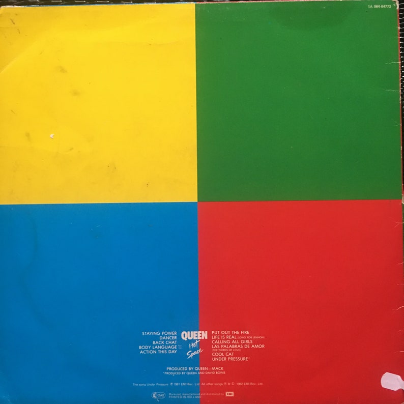 Queen, Hot Space / Vinyl - Etsy