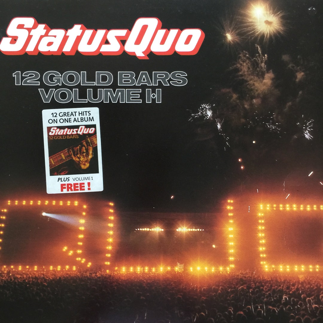 Status Quo, 12 Gold Bars / Vinyl - Etsy