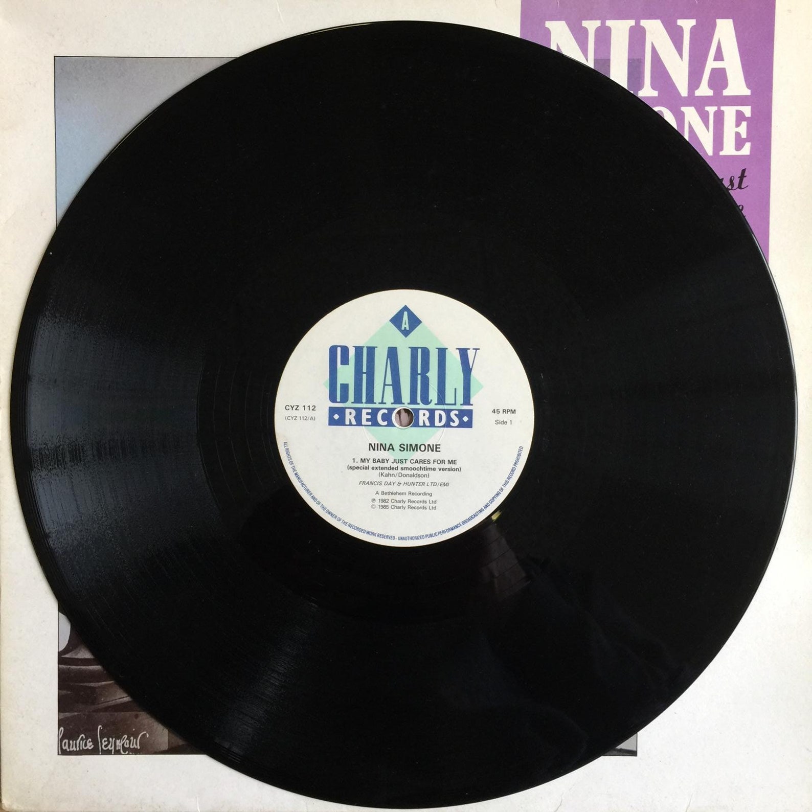 Nina Simone, My Baby Just Cares for Me, 12 Inch / Vinyl - Etsy