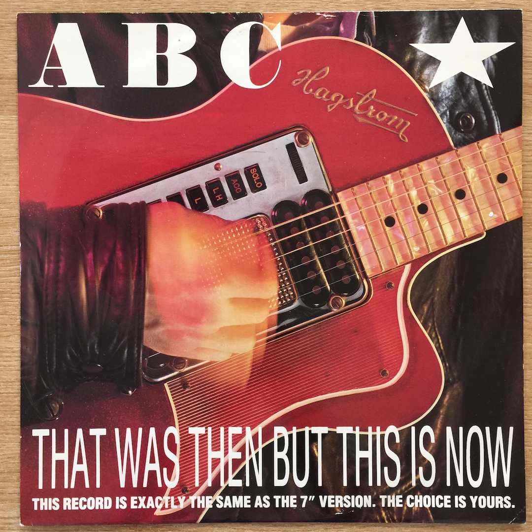 ABC, That Was Then but This is Now, 12" Single / Vinyl - Etsy