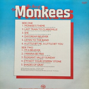 The Monkees, the Best of the Monkees / Vinyl - Etsy
