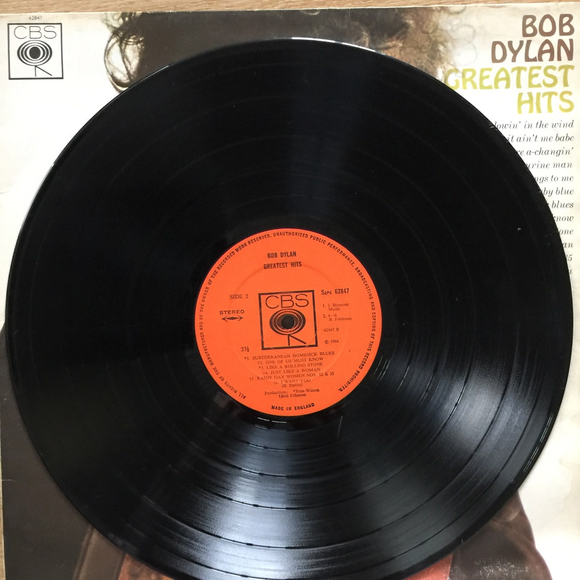 Bob Dylan, Greatest Hits / Vinyl - Etsy