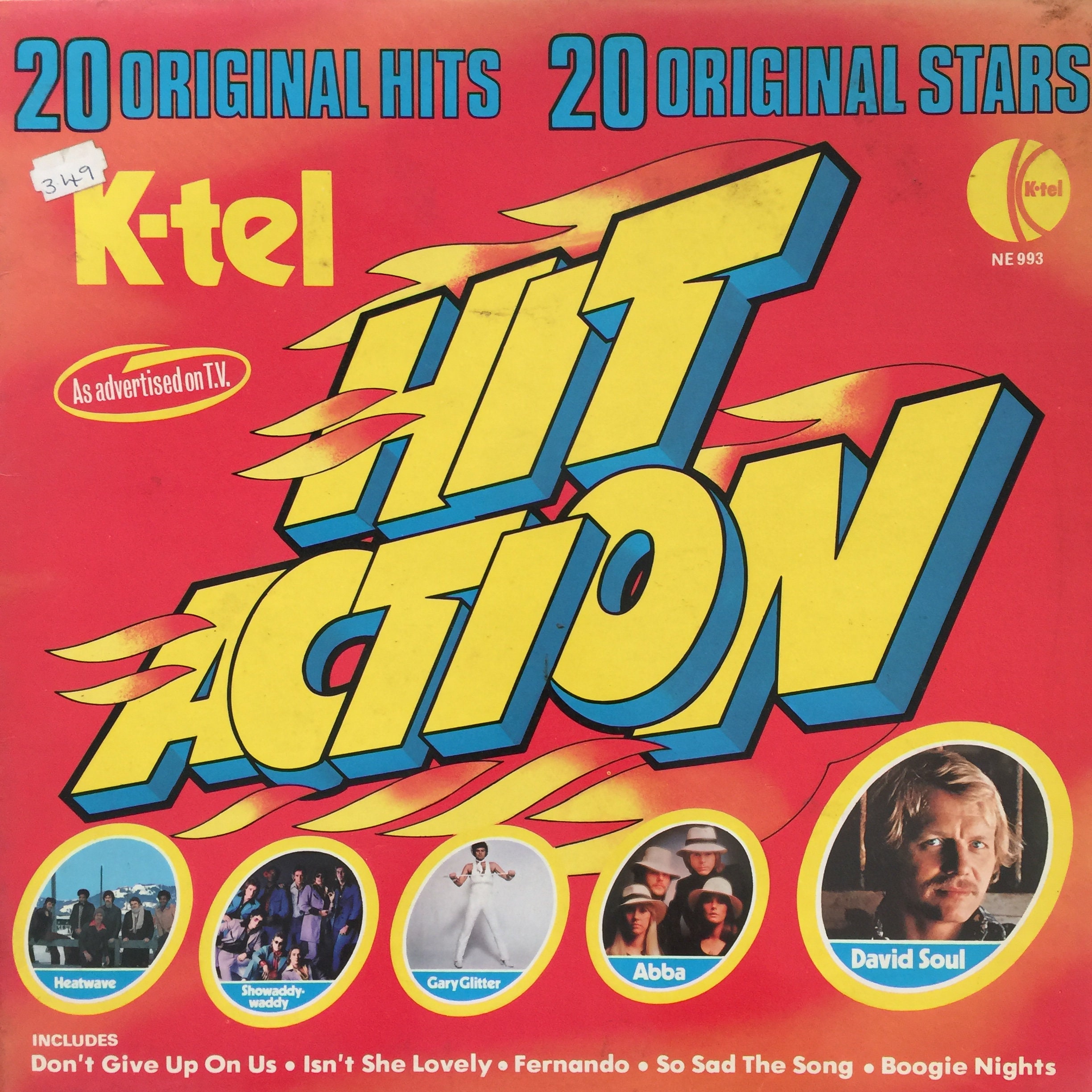 Various, Hit Action, 20 Original Hits, 20 Original Stars / Vinyl - Etsy