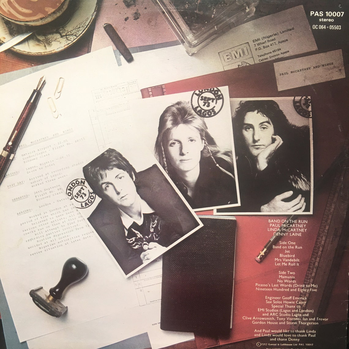 Wings, Band on the Run / Vinyl - Etsy