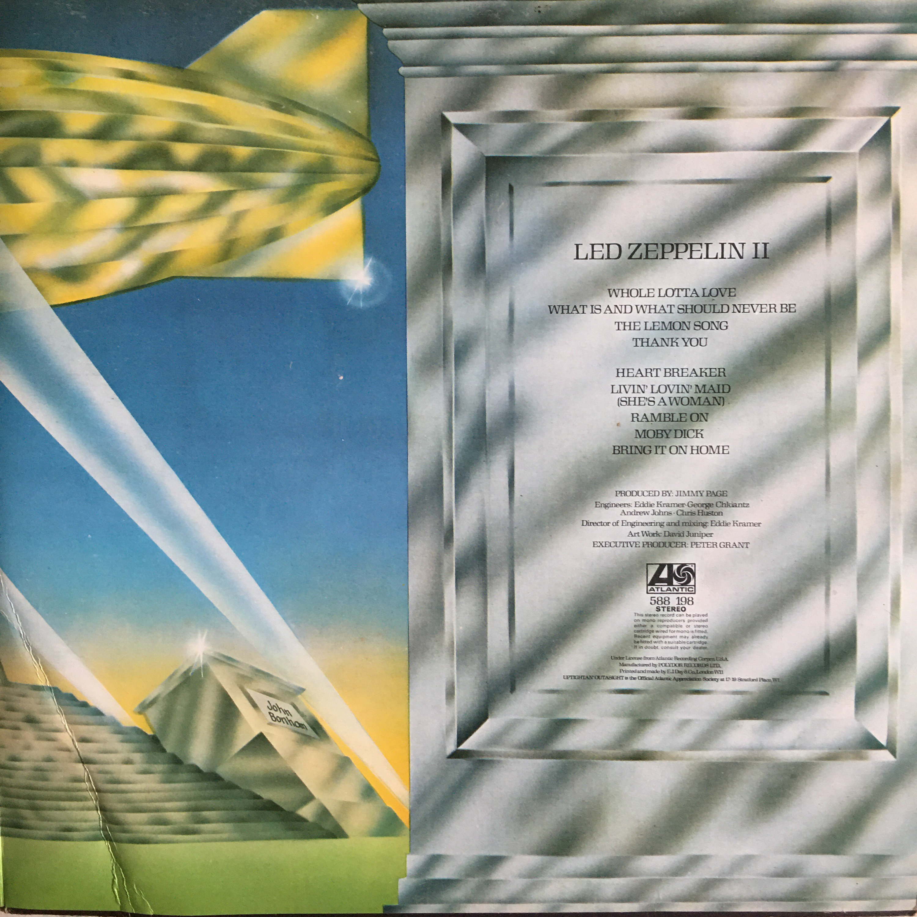 Led Zeppelin - 2 / Vinyl - Etsy