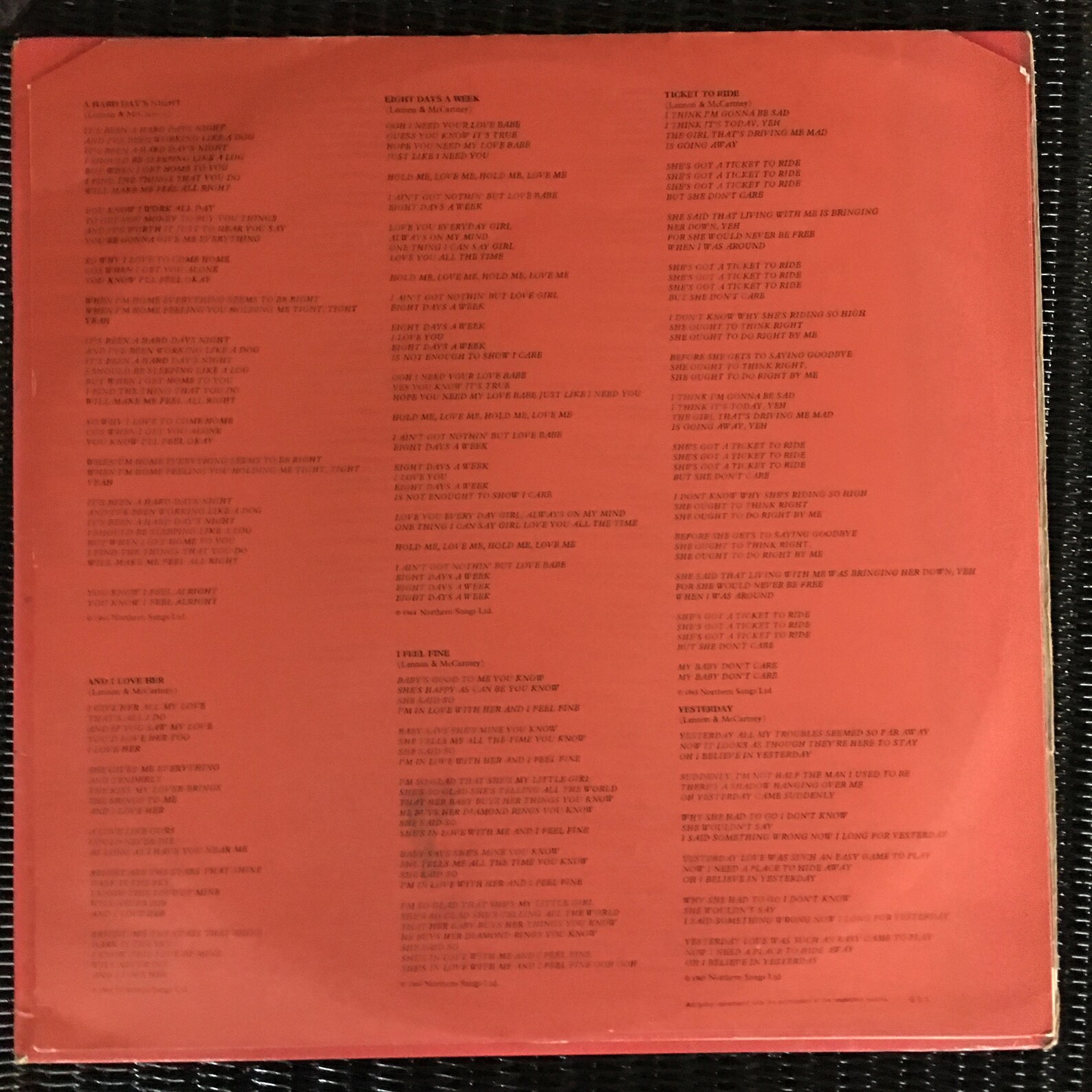 The Beatles 1962 -1966/ the Red Album / Vinyl - Etsy