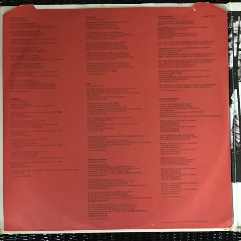 The Beatles 1962 -1966/ the Red Album / Vinyl - Etsy