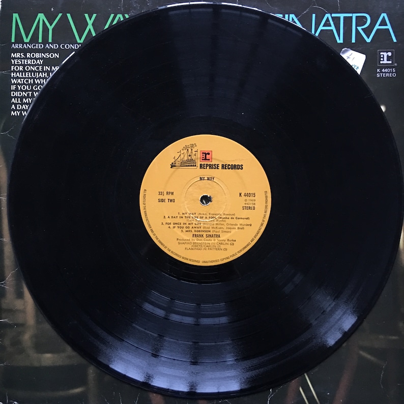 Frank Sinatra My Way / Vinyl - Etsy