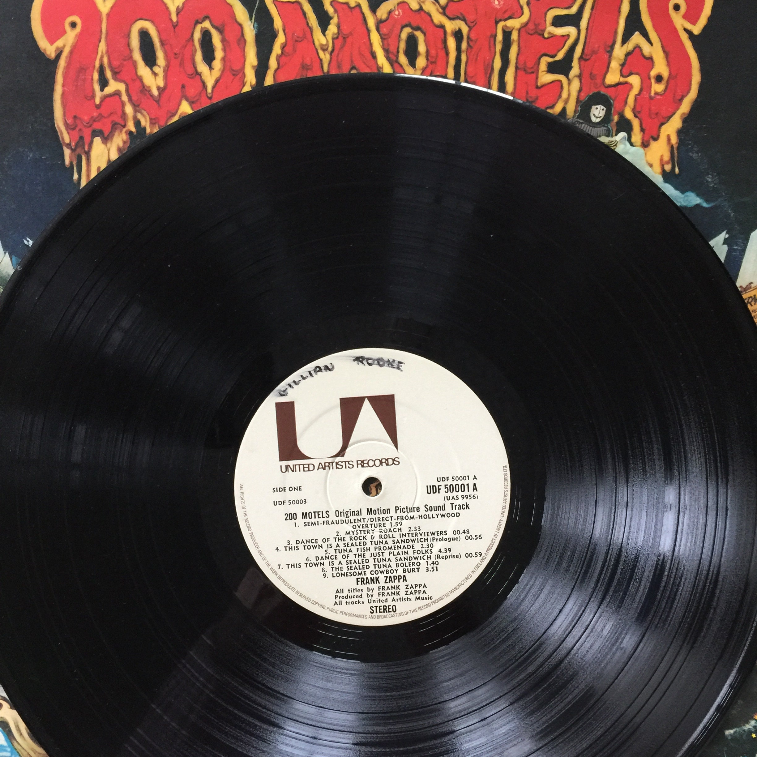 Frank Zappa, Frank Zappa's 200 Motels, Double Album, Gatefold / Vinyl ...