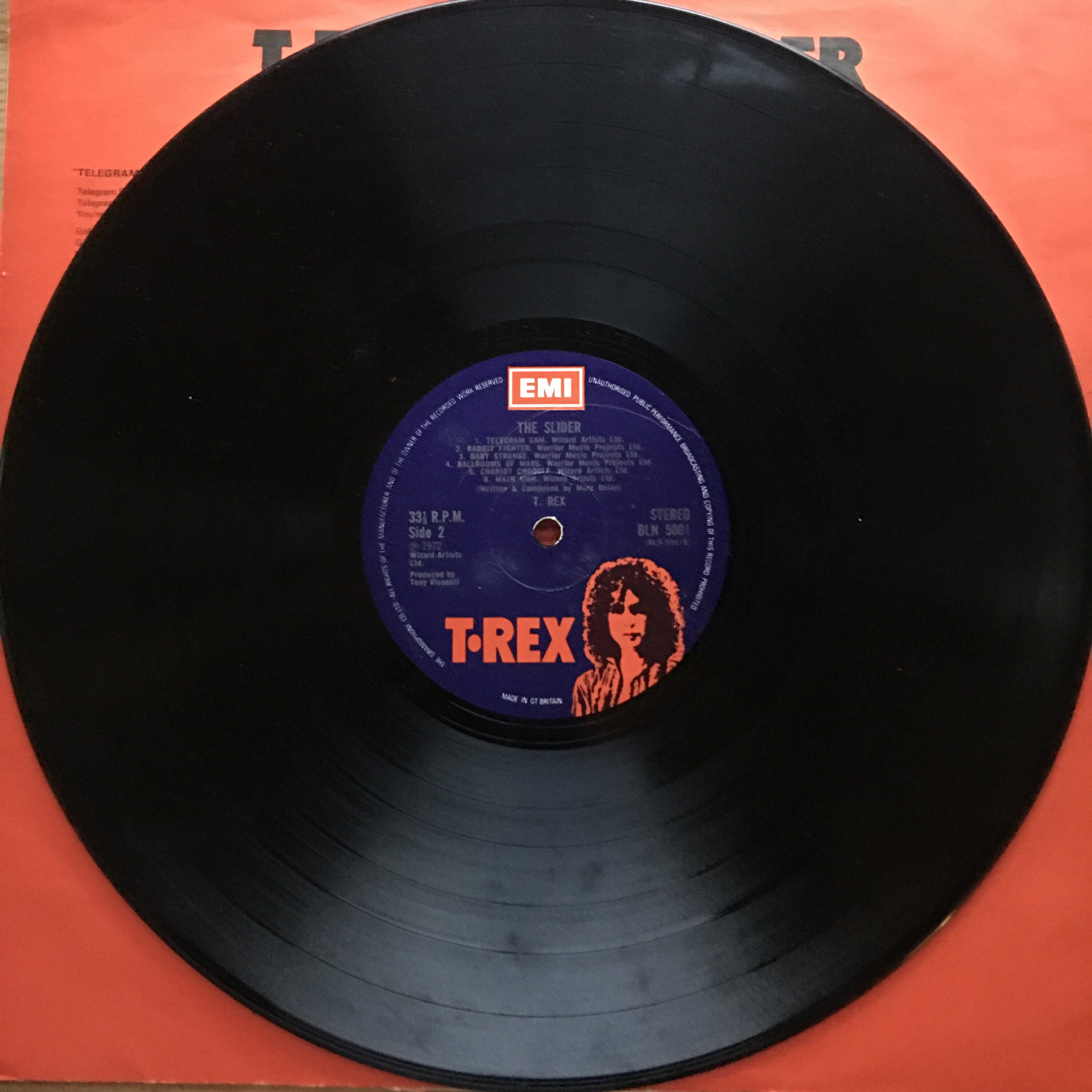 Marc Bolan & T-rex the Slider / Vinyl - Etsy