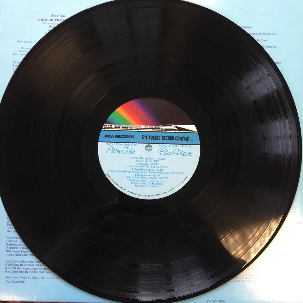 Elton John , Blue Moves / Vinyl - Etsy