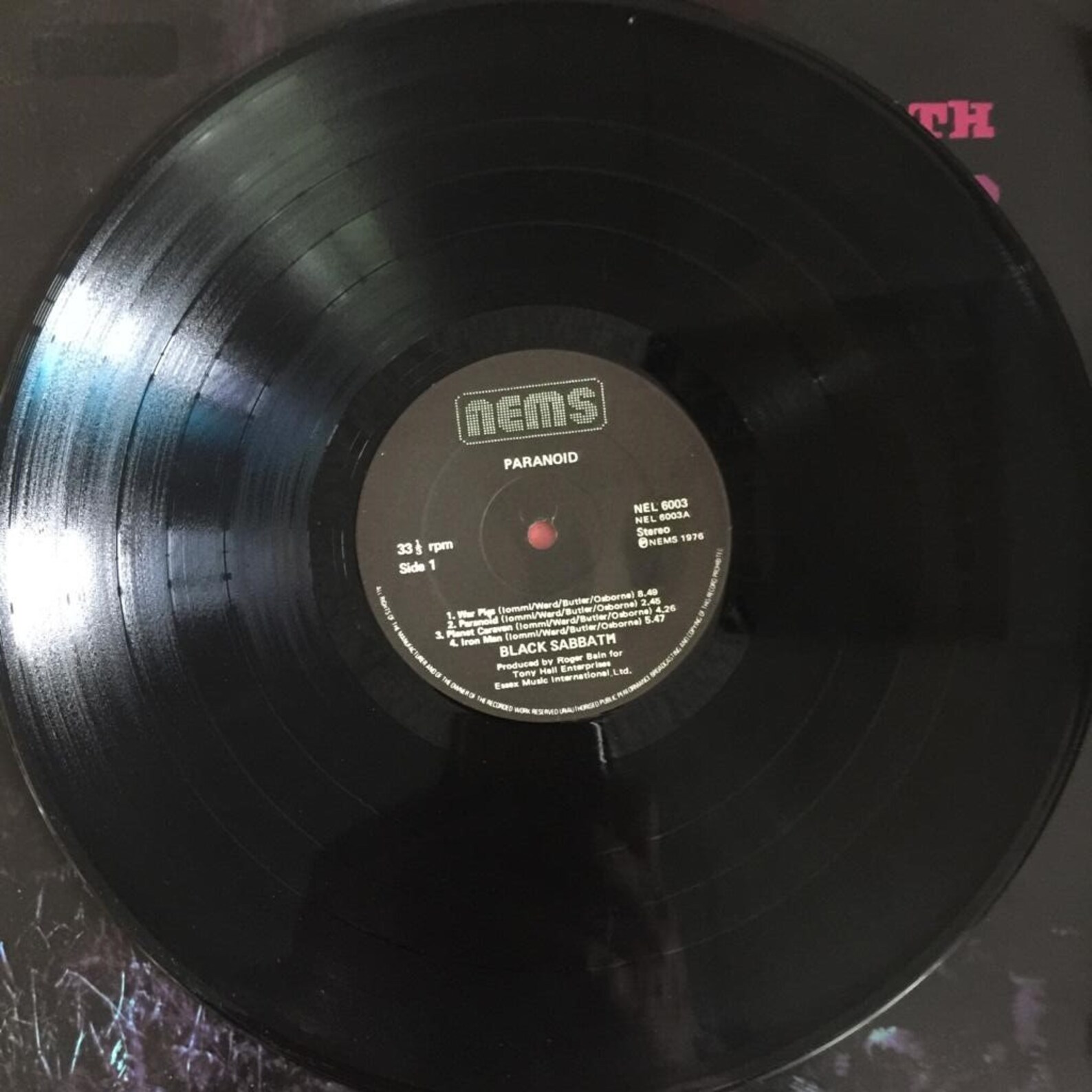 Black Sabbath , Paranoid / Vinyl Record/ Gift / Groovevinyl - Etsy