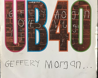 UB40 Geffery Morgan Lp 1984 Vintage Vinyl Record Album - Etsy