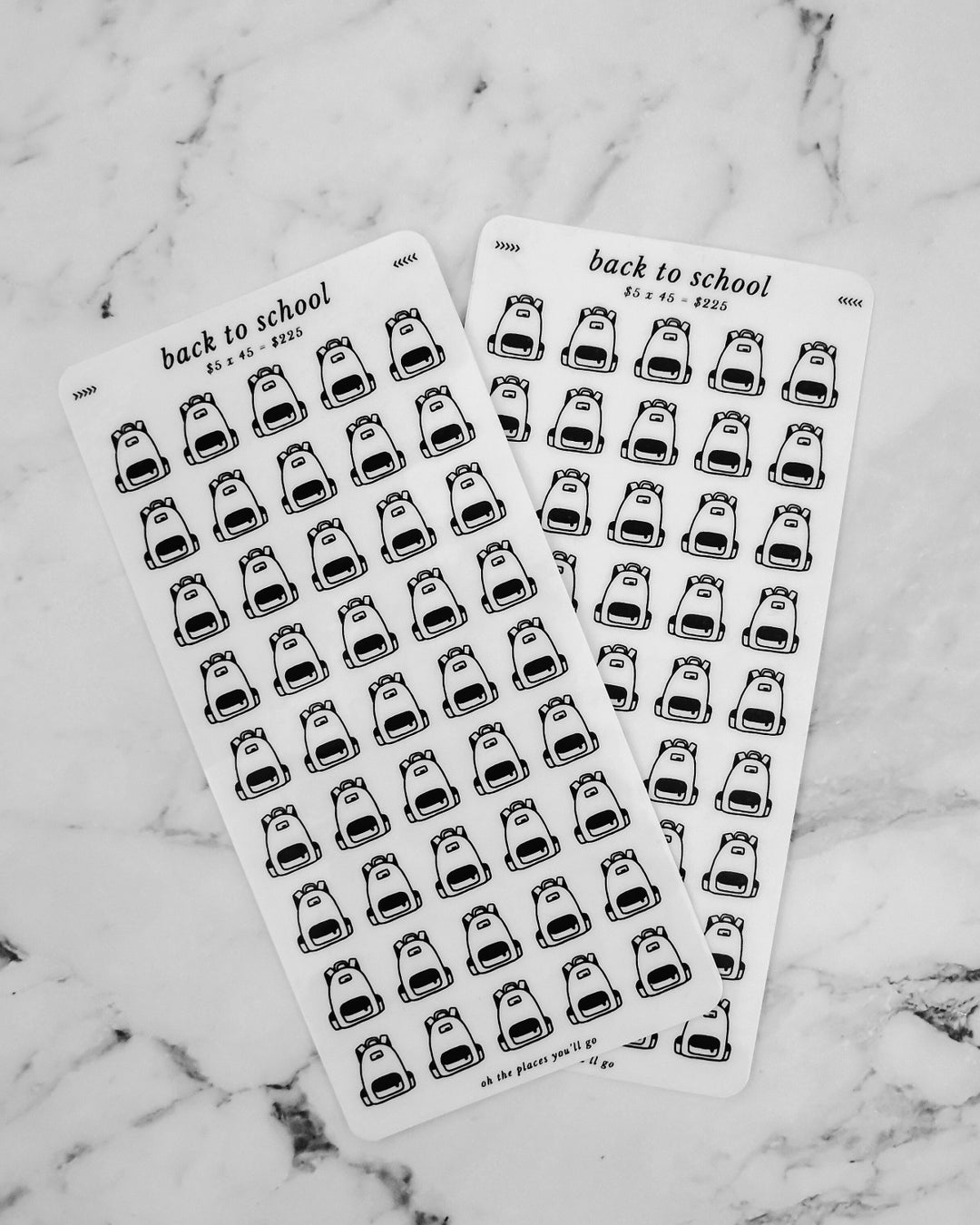 Back to School Savings Challenge, Laminated Backpack Doodle 5 Dollar ...