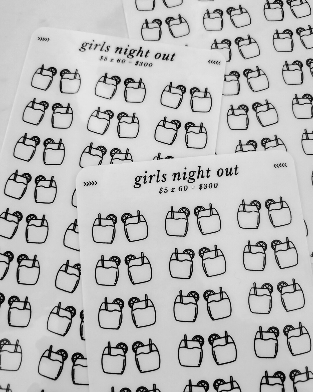 Girls Night Out Savings Challenge, 5 Dollar Savings Challenge, A6 Cash ...