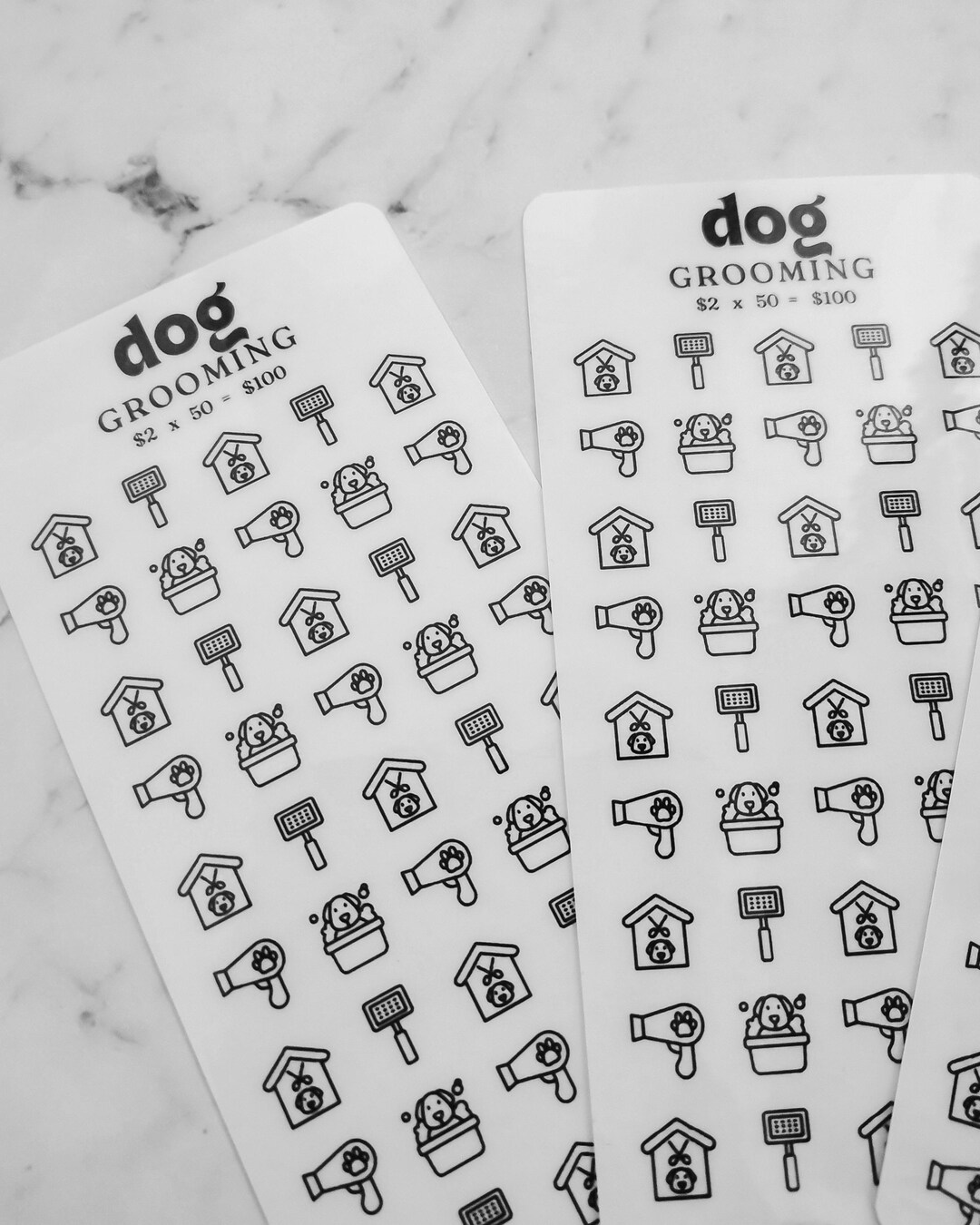 Dog Grooming Savings Challenge, Savings Tracker for Pet Owners, Cash ...