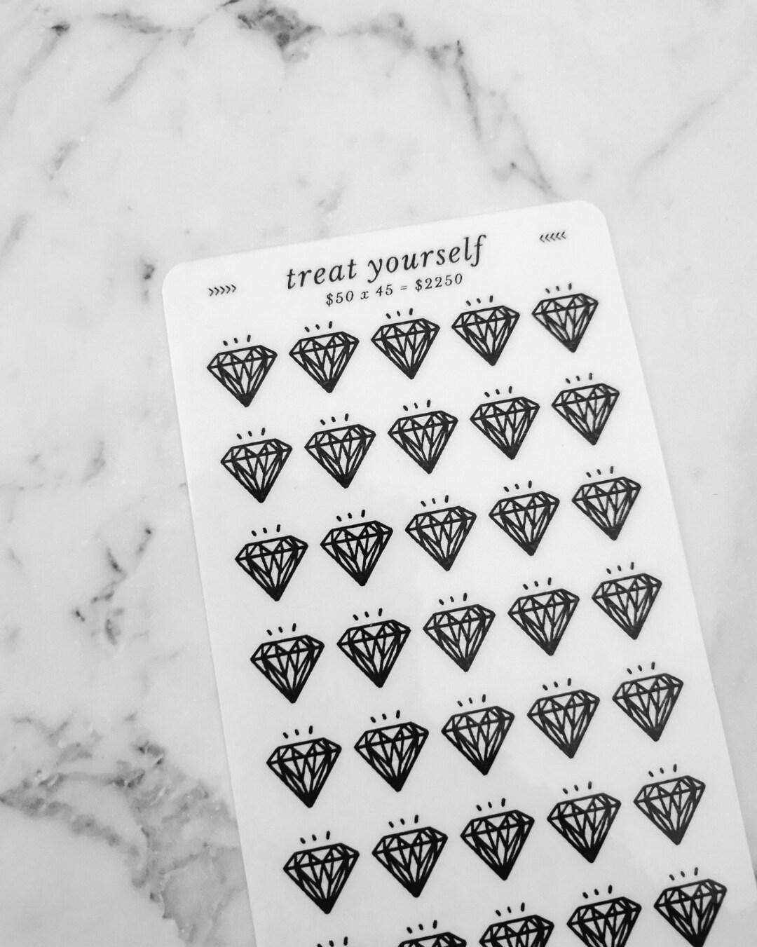 Treat Yourself Savings Challenge, 50 Dollar Cash Tracker, Self Love ...