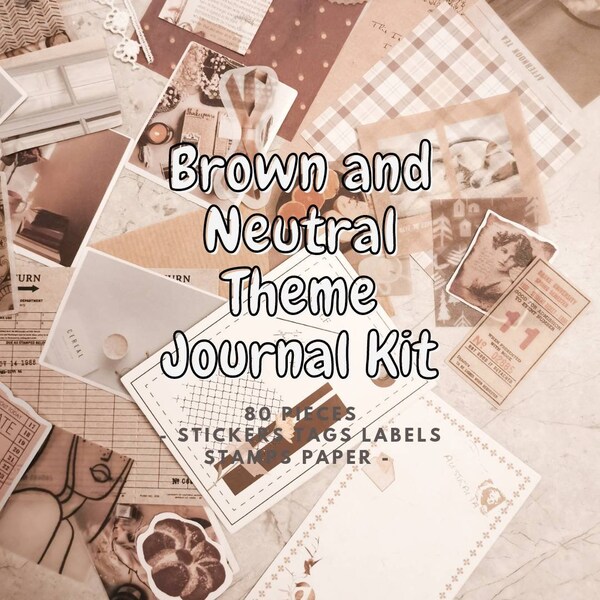 Neutral Stickers - Etsy