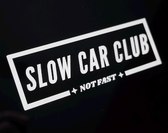 Slow Car Club JDM Vinyl Car Decal - Etsy