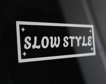 Slow Car Club Decal - Not Fast Sticker - JDM - Low & Slow - Car Window ...