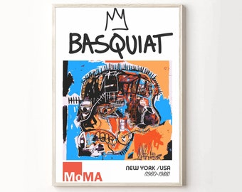 Untitled Skull : Jean-michel Basquiat Poster Basquiat Poster - Etsy