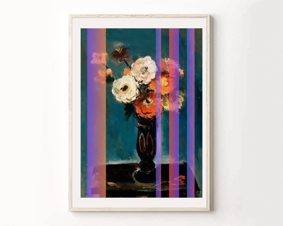 Moody Prints, Eccentric Wall Art, Maximalist Decor, Dark Botanical ...