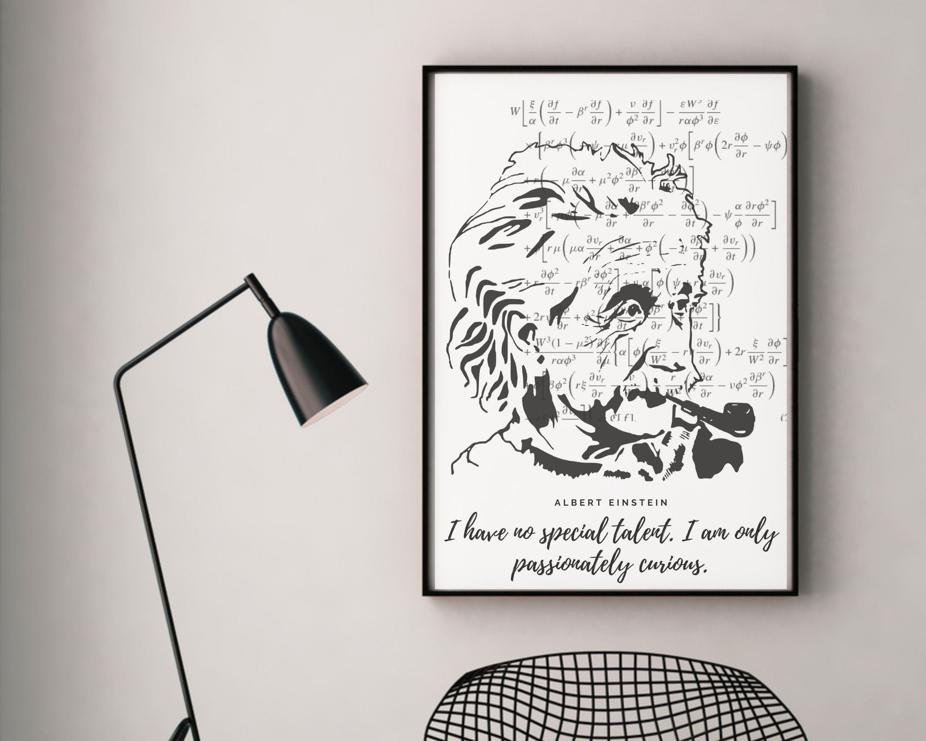 Citazioni di Albert Einstein motto citazioni sulla vita | Etsy