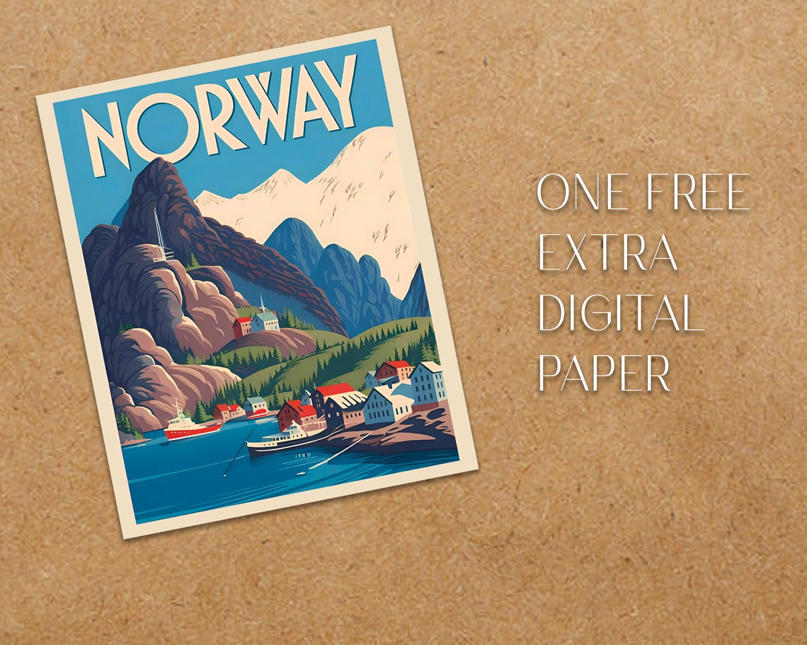 Vintage European Postcards Digital Paper 10x8 - Etsy