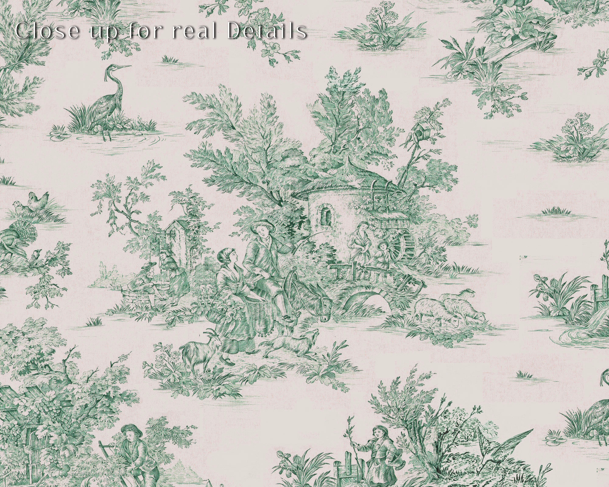 Toile Digital Paper, Toile De Jouy Digital Paper, Classic French ...