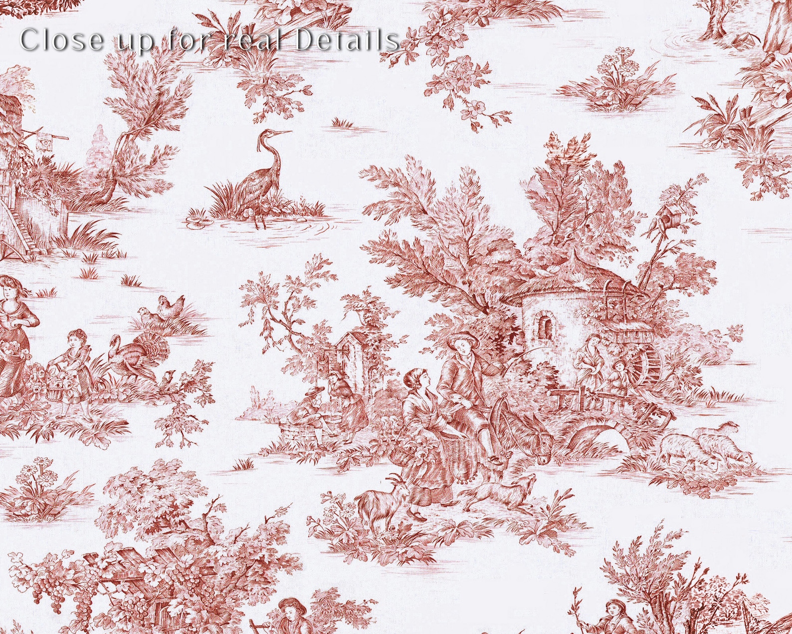 Toile Digital Paper, Toile De Jouy Digital Paper, Classic French ...