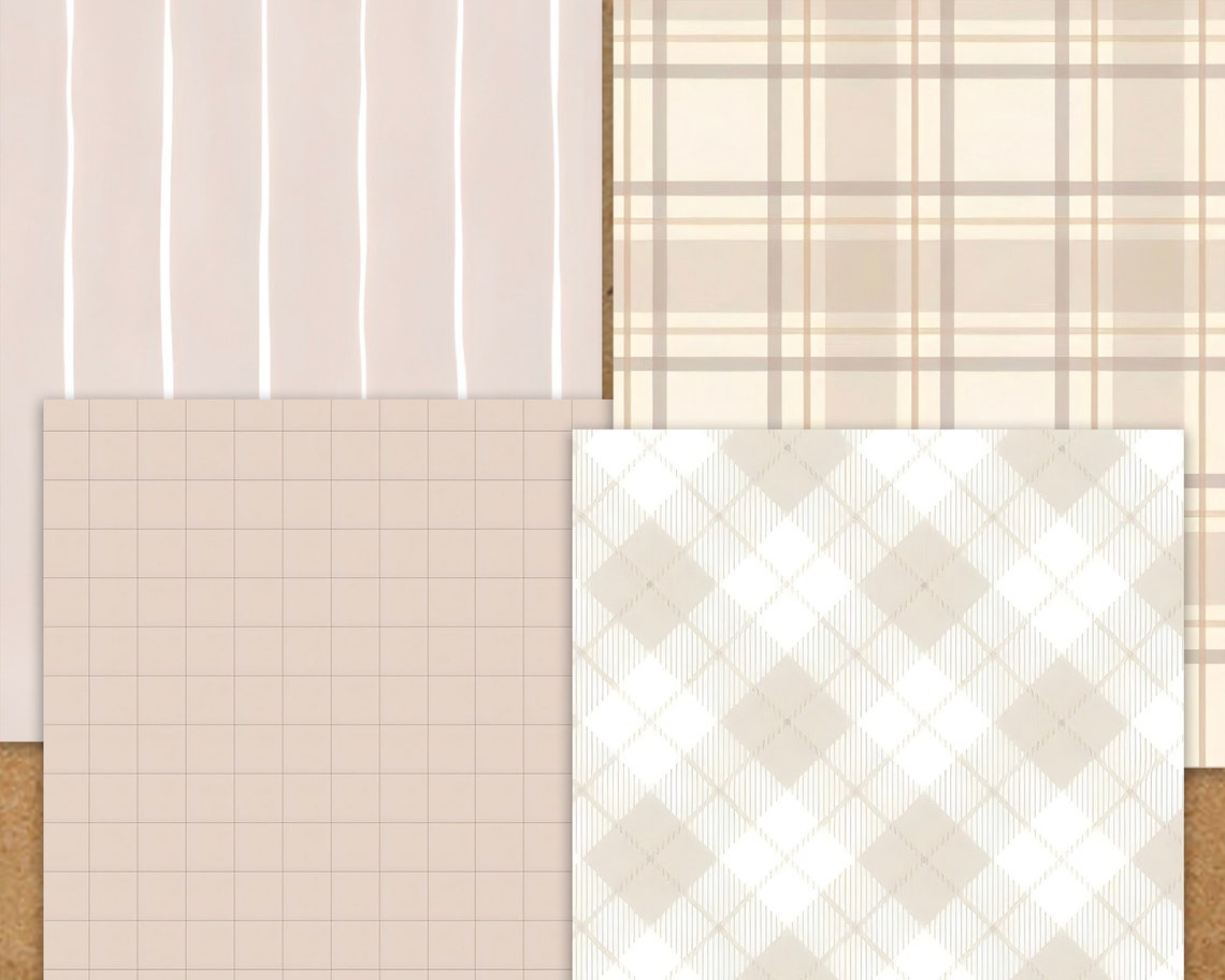 Neutral Tone Digital Paper 300 DPI, 10x8, Instant Download for ...