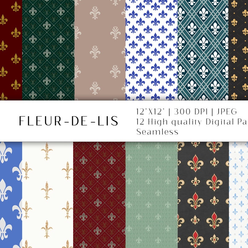 Fleur De Lis Pattern - Etsy