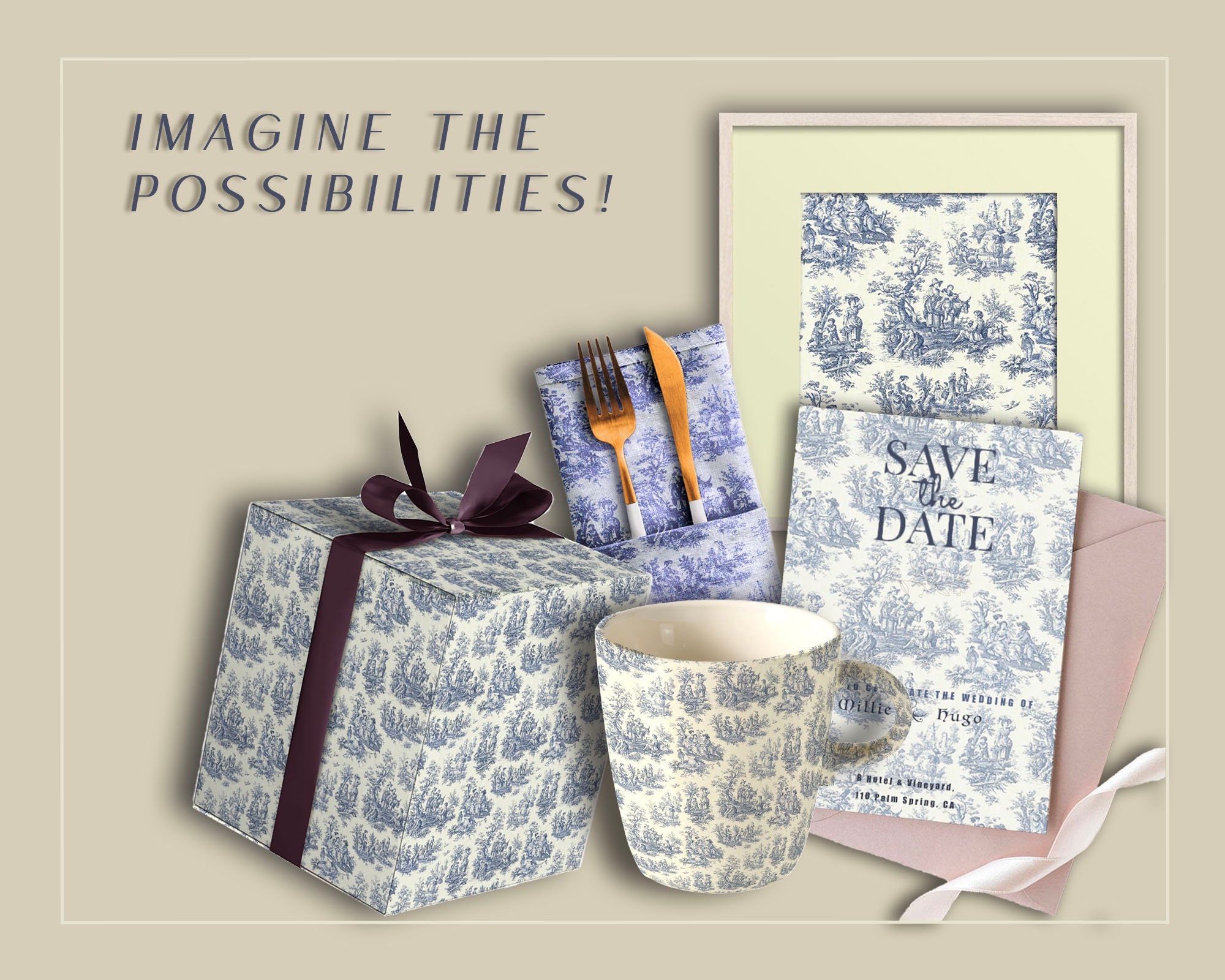 Toile Digital Paper, Toile De Jouy Digital Paper, Black and White ...