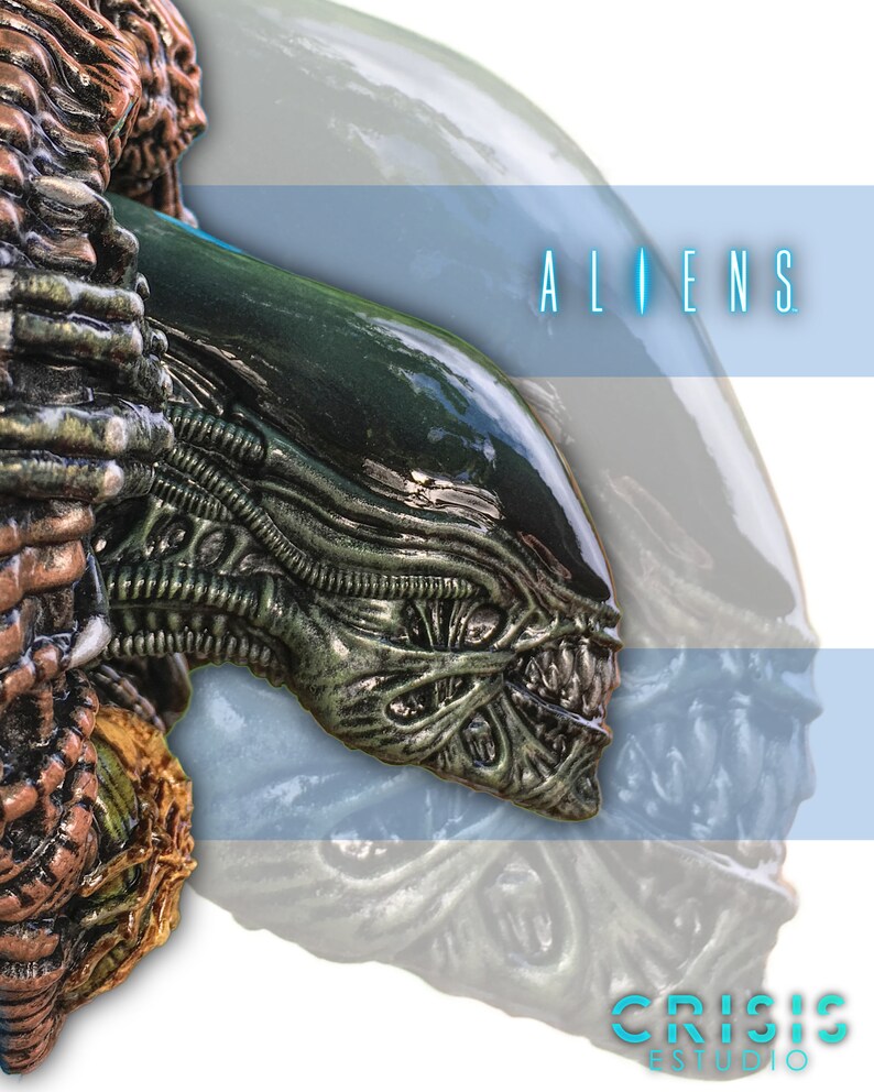 ALIEN XENOMORPH Resin wall Hanging Custom Statue - Etsy