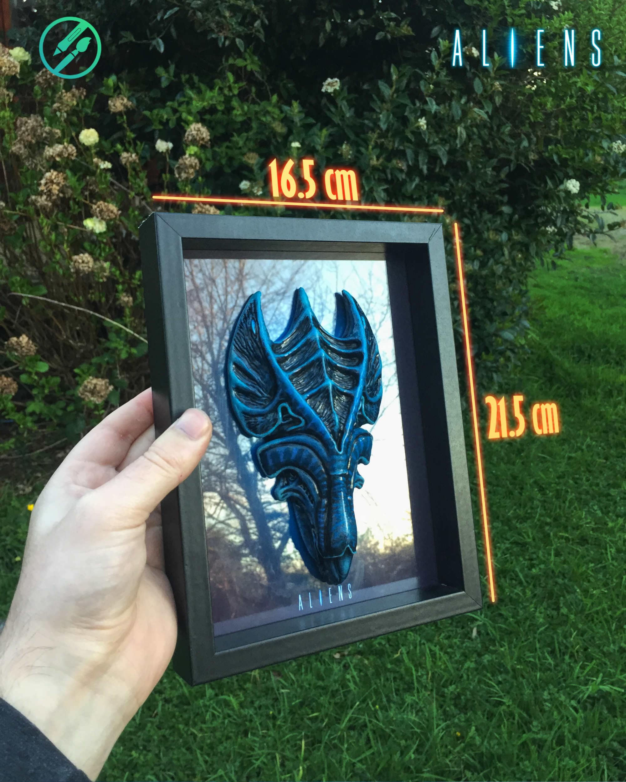 QUEEN ALIEN Resin Head Sculpture | Etsy